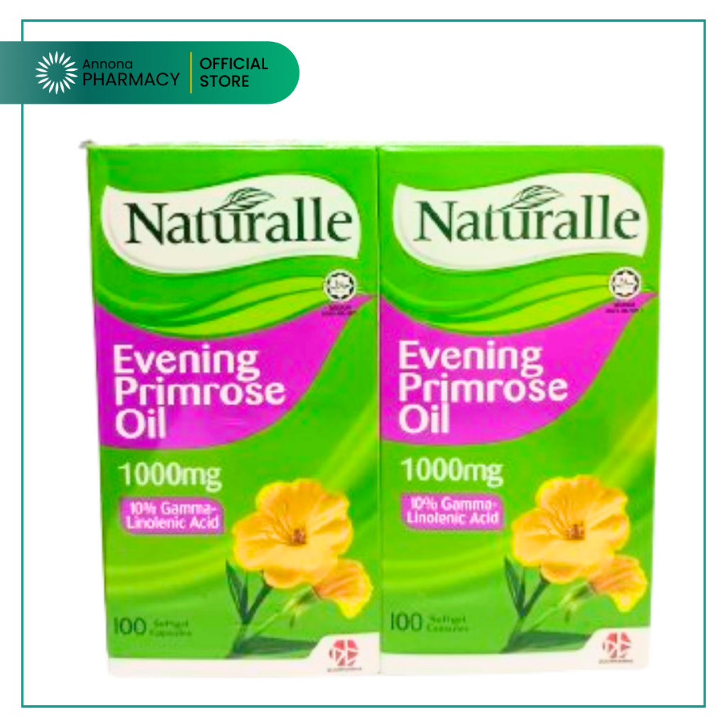 NATURALLE Evening Primrose Oil 1000mg (Twin Pack) | Shopee Malaysia