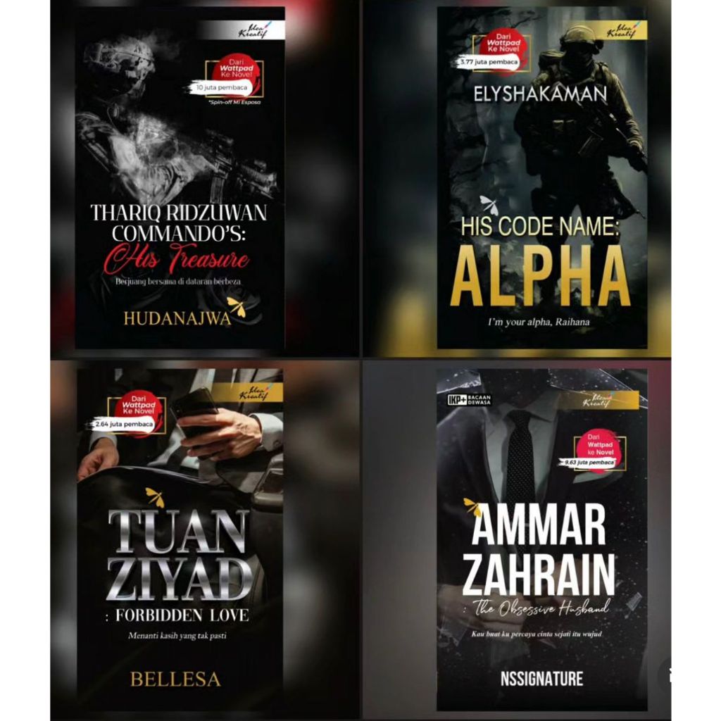 Idea Kreatif - Novel Ammar Zahrain My Obsessive Husband | Novel Tuan ...