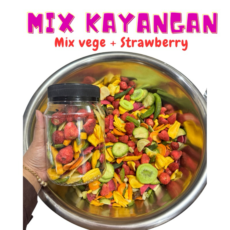 MIX KAYANGAN (MIX VEGE + STRAWBERRY) | Shopee Malaysia