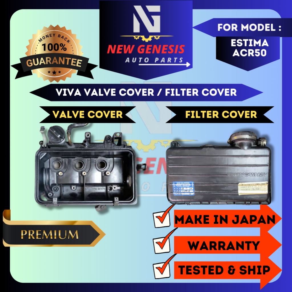 Perodua Viva Valve Cover & Cover Air Filter Halfcut From Japan | Shopee ...