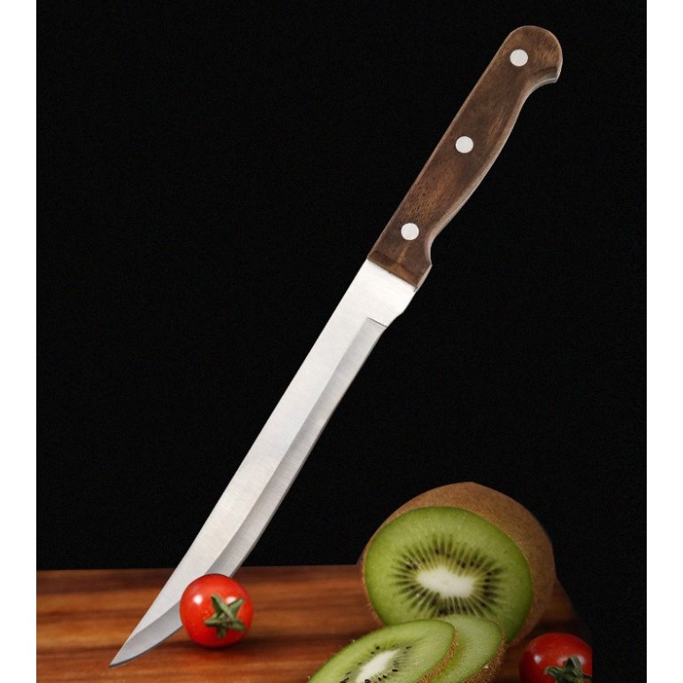 Stainless steel kitchen bread knife stainless steel serrated steak ...
