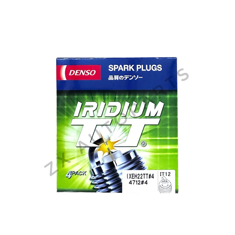 100% ORGINAL SPARK PLUG IXEH22TT DENSO IRIDIUM TT 4712 (4PCS)PROTON ...