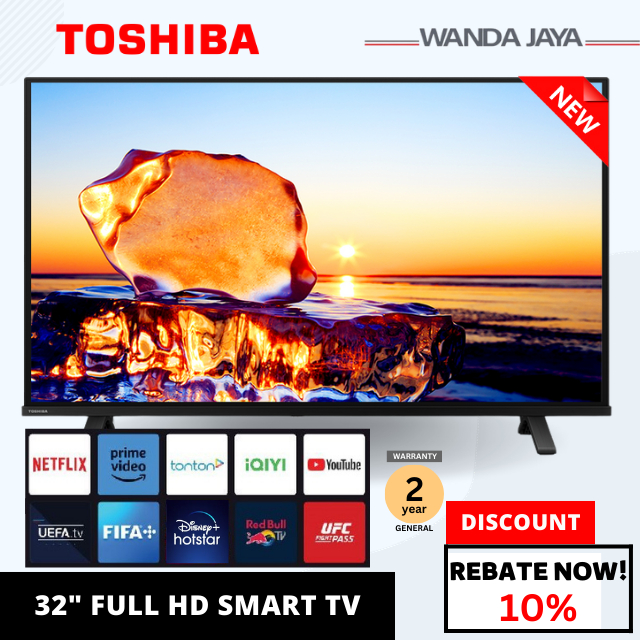 [NEW] Toshiba 43" & 32“ Bezel-Less HD Vidaa TV / Television | 电视机 43V31MP 32V31MP | Shopee Malaysia
