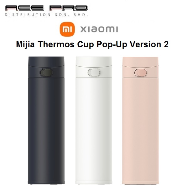 Xiaomi Mijia Thermal Flask Vacuum Cup Pop-Up Version 2 - MJTGB01PL 480ml Thermos Bottle | Shopee ...