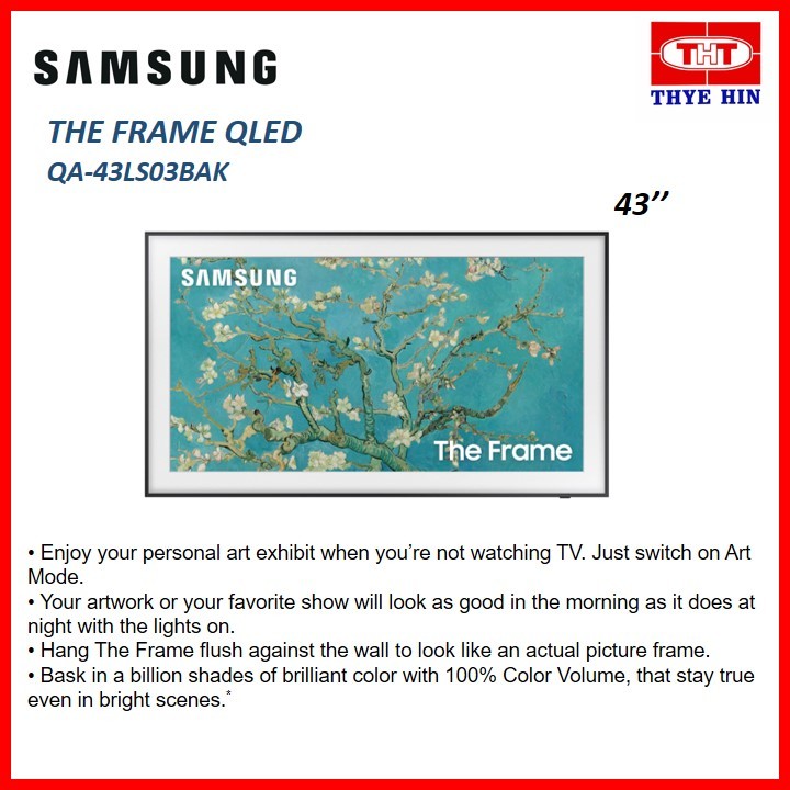 Samsung Frame TV 32/43 Inch The Frame 43" QLED Smart Lifestyle Gaming ...