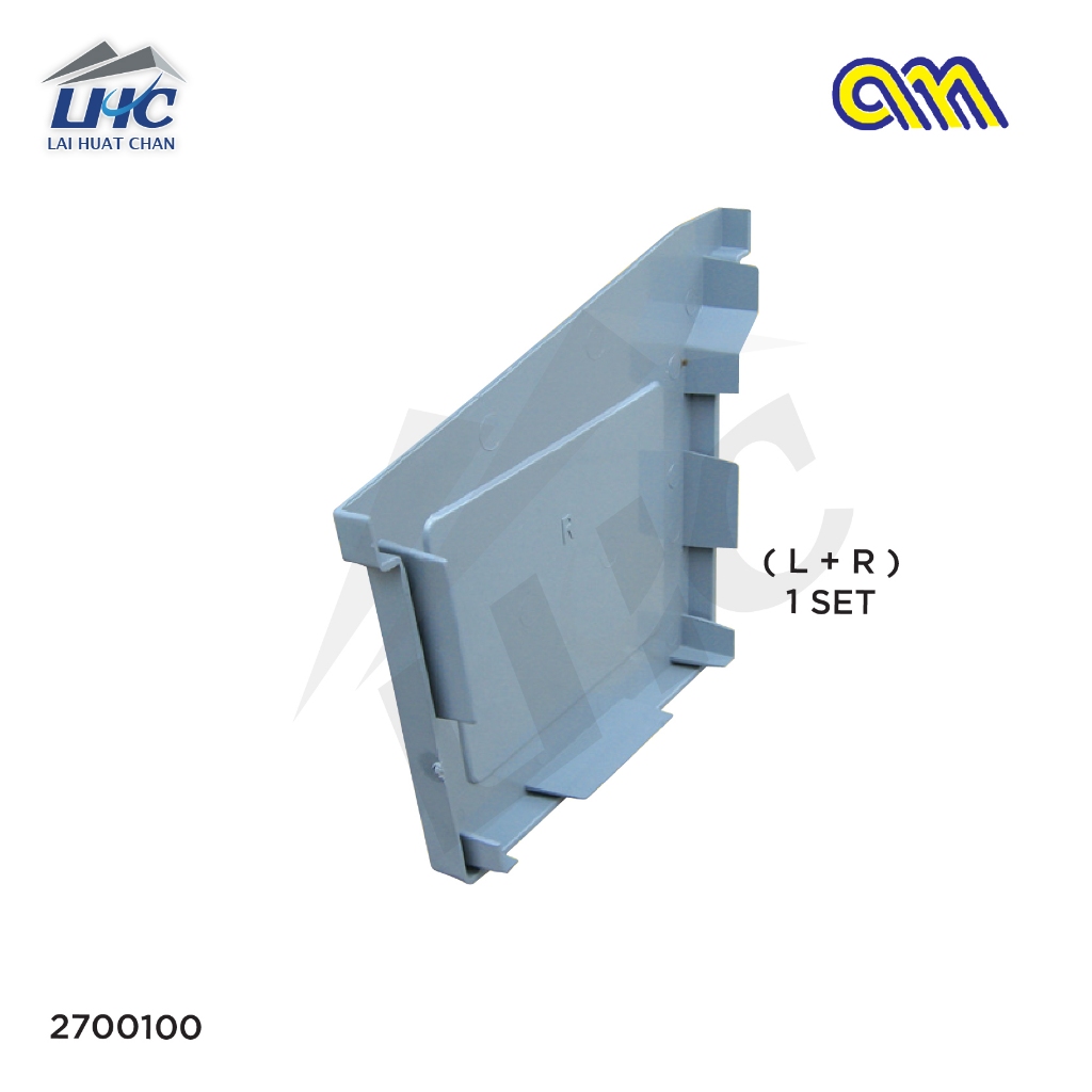 F300-2700100 ARENSI-MARLEY Pvc Rain Gutter End Stopper End Cap 1 set ...