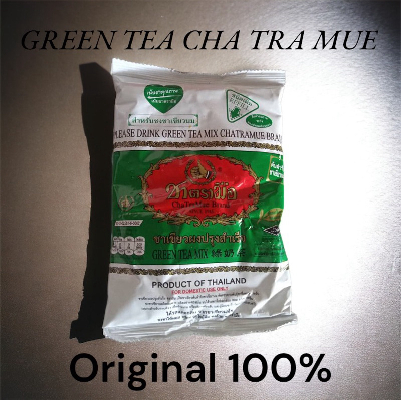 SALES!! GREENTEA CHA TRAMUE ORIGINAL THAILAND / TEH HIJAU VIRAL 200g ...