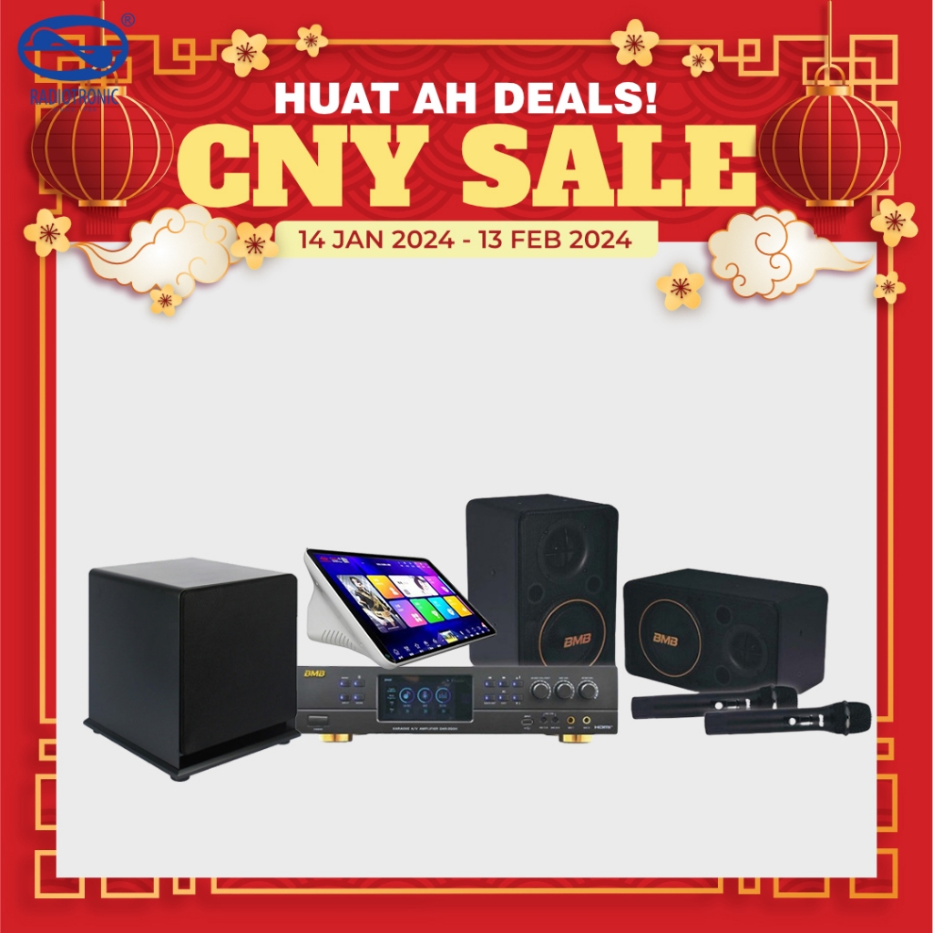 (CNY Sales) BMB CSJ-06 Karaoke Package with DYNAMAX Subwoofer & Myway ...
