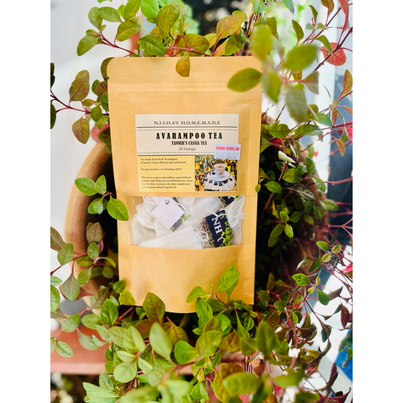 Nisha Homemade Avarampoo Powder / Avarampoo Tea Powder (20 teabags ...