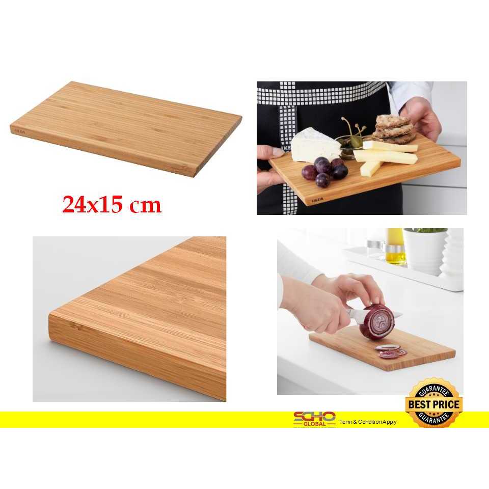 IKEA-APTITLIG Chopping board, bamboo, 24x15 cm | Shopee Malaysia