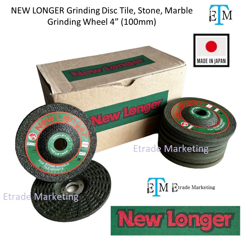 NEW LONGER Grinding Disc Tile, Stone, Marble Grinding Wheel 4” (100mm ...