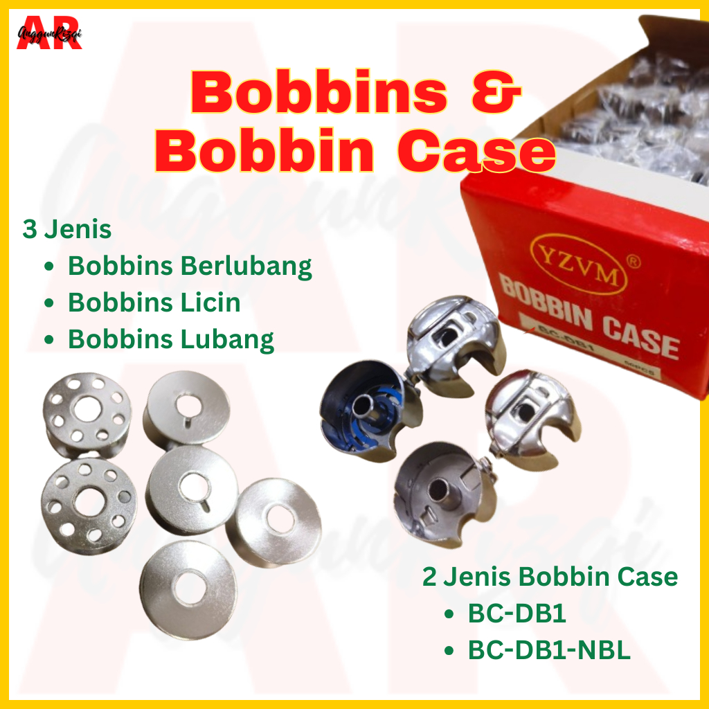 10pcs Bobbins & Bobbins Case For Industrial Sewing Machine | Shopee ...