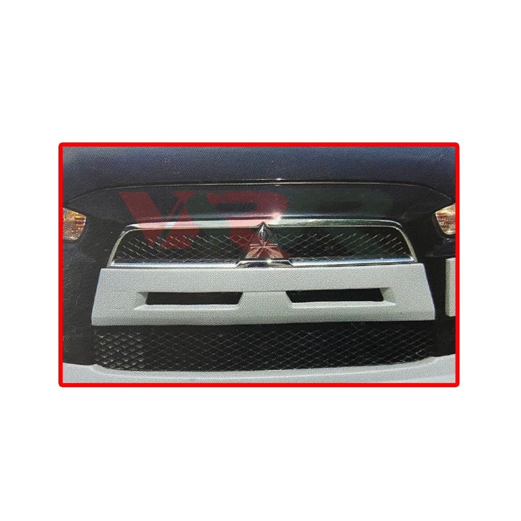 Mitsubishi Lancer X Front Bumper Top Center Grille Grill Replacement ...