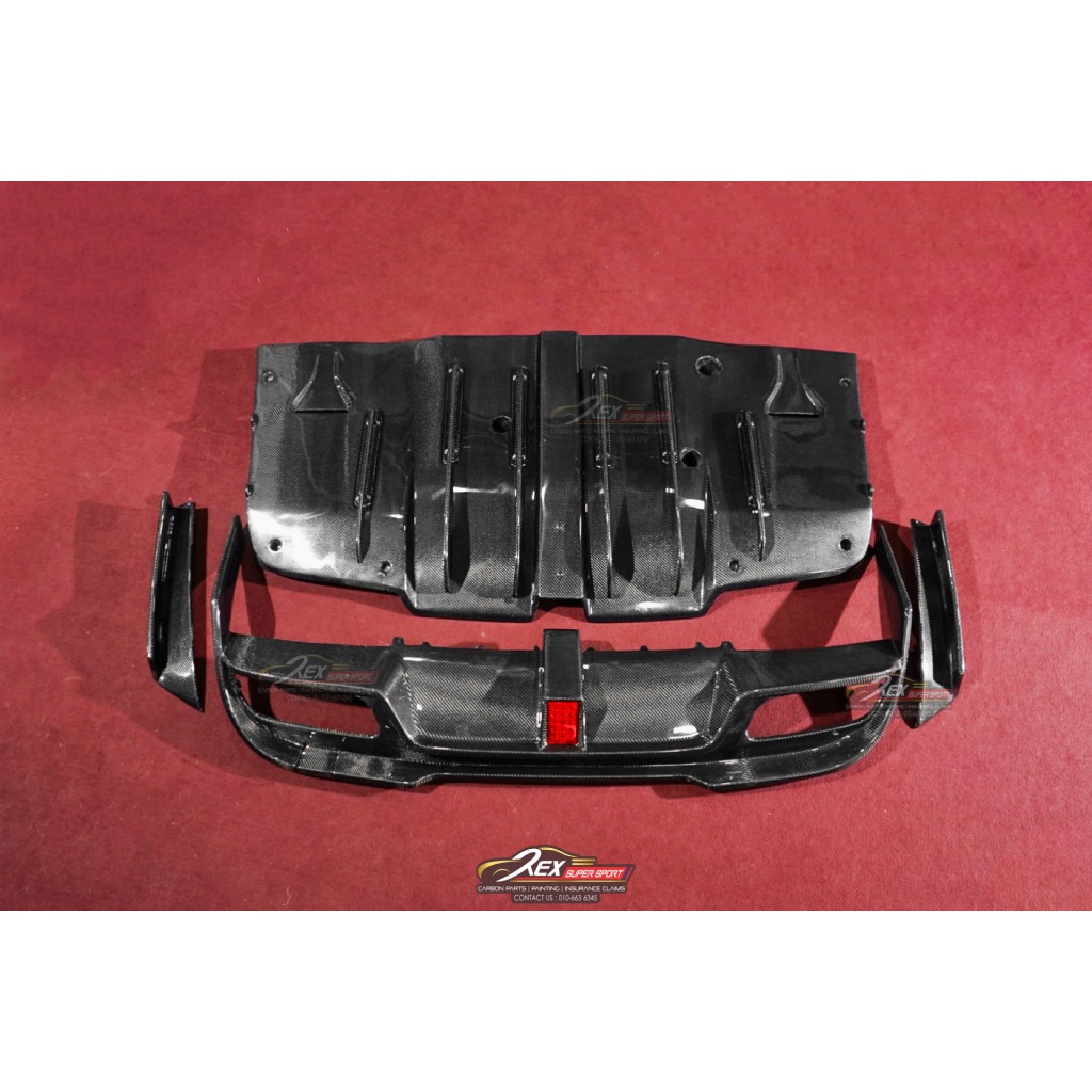 Mercedes Benz C-CLASS W205 C200 C250 C300 C43 C63 Rear Diffuser IMP ...