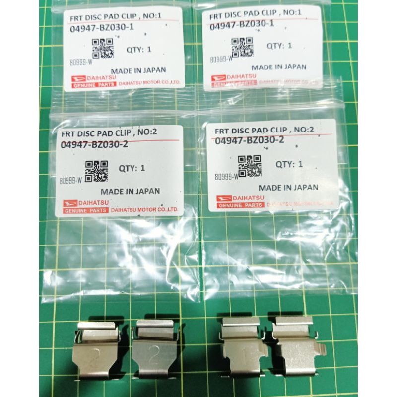 FRONT DISC PAD CLIP CALIPER CLIP VIVA 850/1.0 | Shopee Malaysia