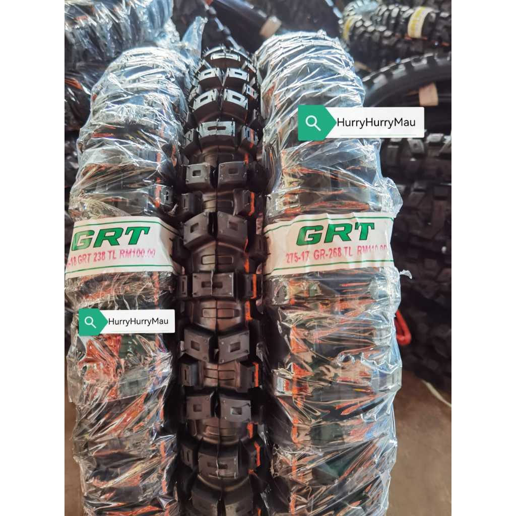 Asia Tyre GR268 250x17 Tayar Motor Bunga Cross TUBELESS, Camel Cross ...