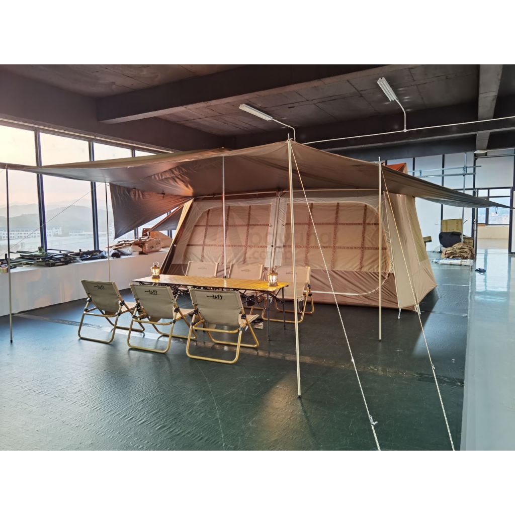 PAYUNG.CAMP Village T-Rex Village T Tent Extra Large Luxury 8-10 ...