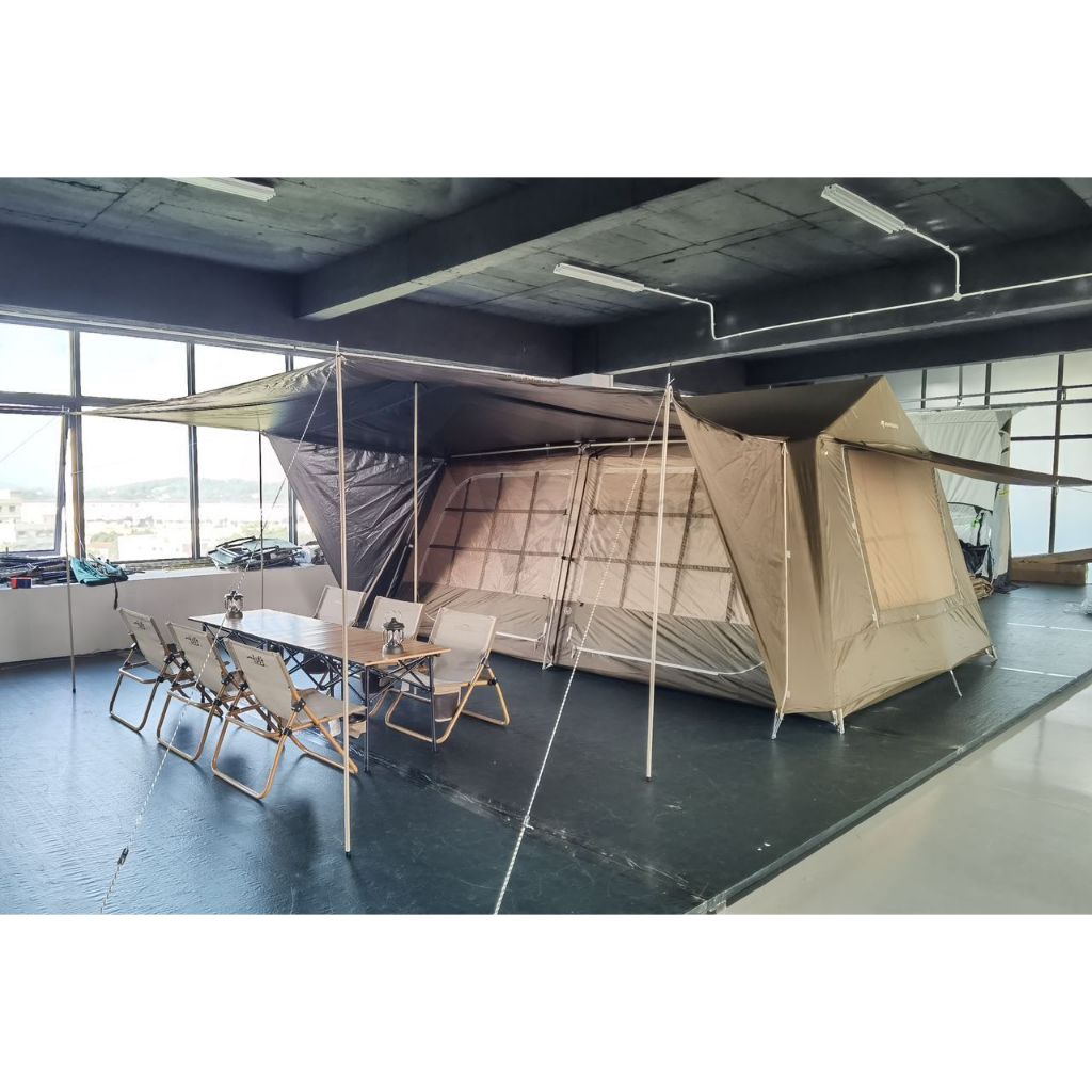 PAYUNG.CAMP Village T-Rex Village T Tent Extra Large Luxury 8-10 ...