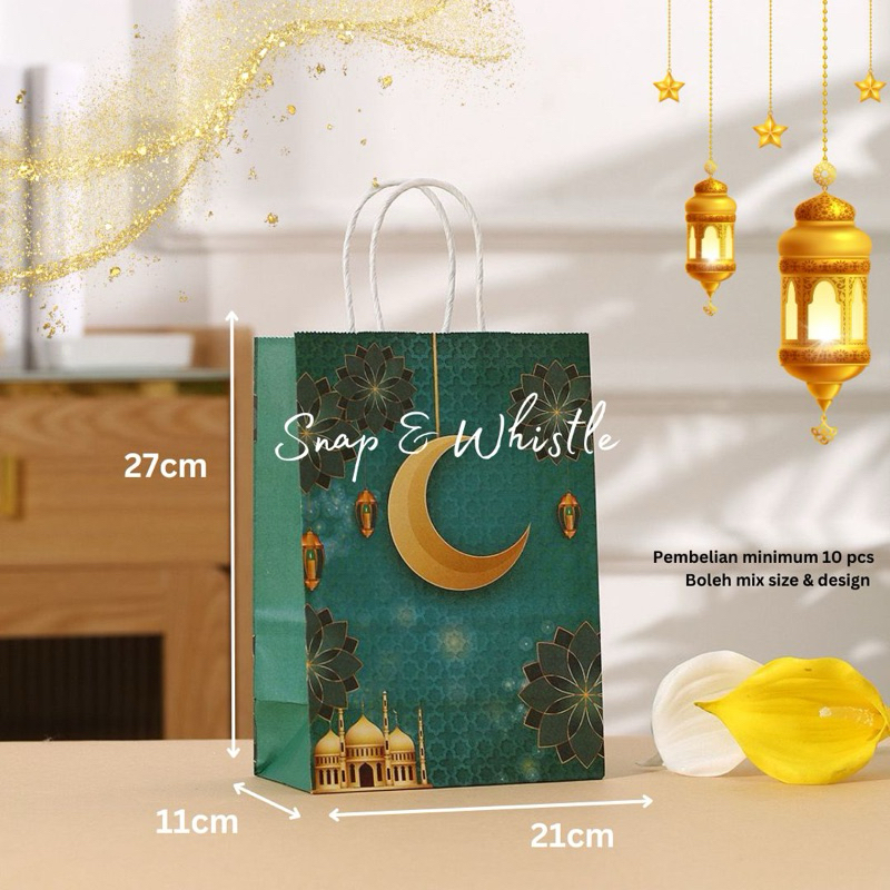 [NEW] 2025 Paper Bag Raya Ramadan Syawal Aidilfitri Gift Bag Doorgift ...