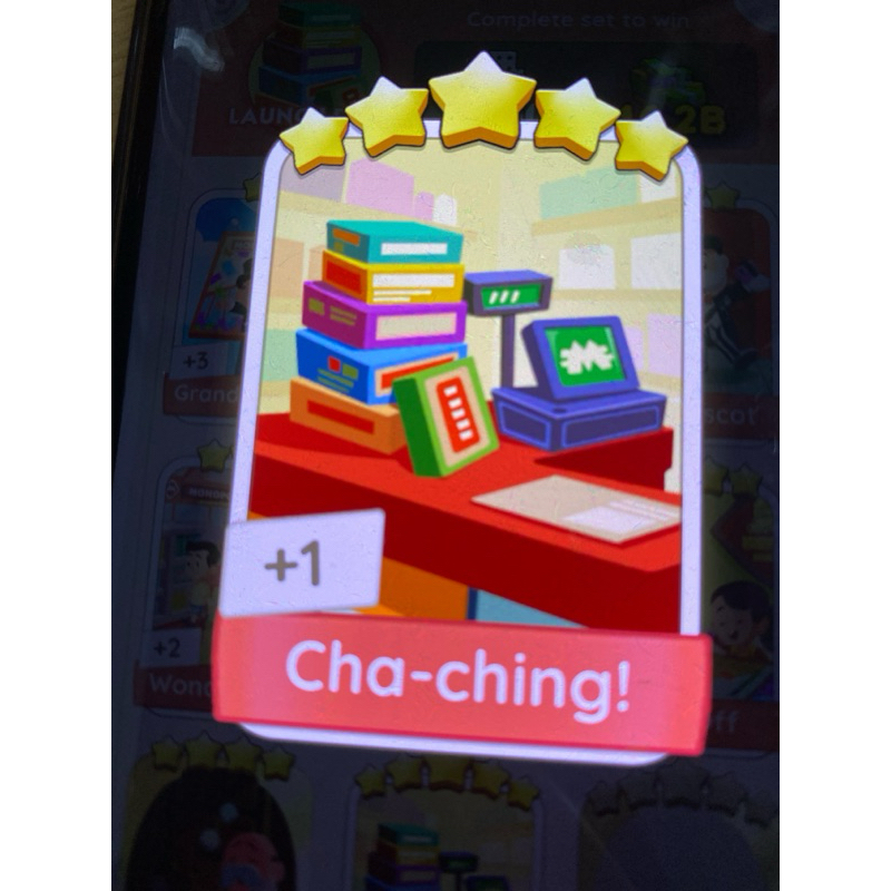 Cha-Ching 5s Monopoly go sticker | Shopee Malaysia