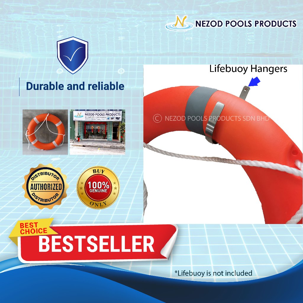 Swimming Pools Lifebuoy Hangers / lifebuoy Hook - NEZOD POOLS | Shopee ...