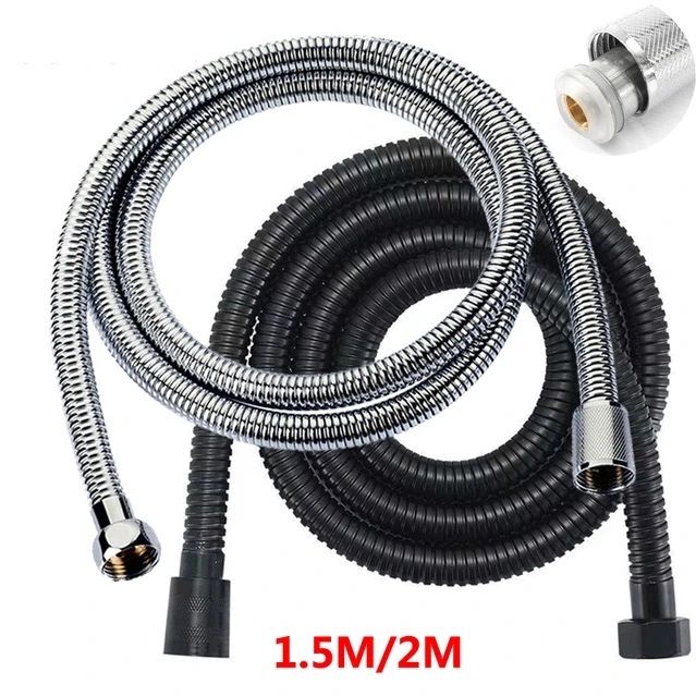 MKR Stainless Steel Bathroom Flexible Shower Hose Bath Shower Hose Pipe ...
