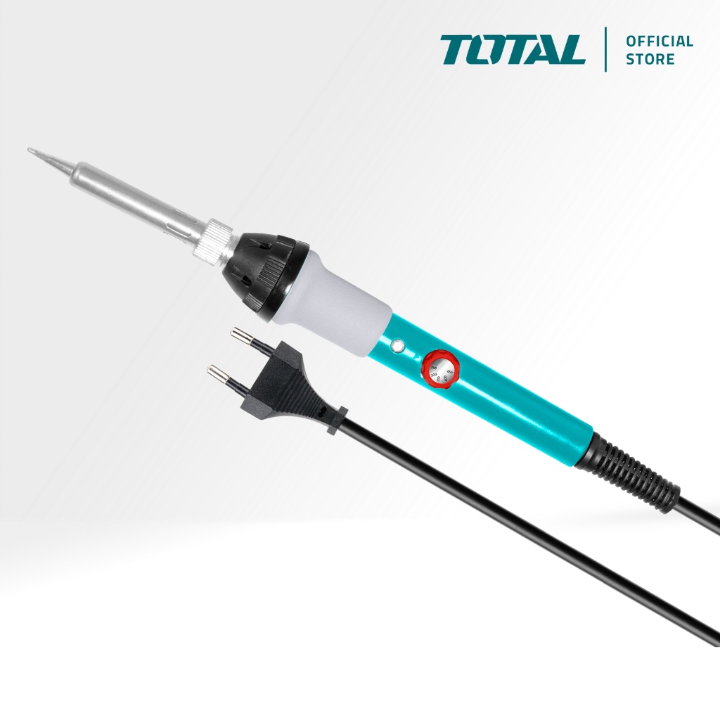 TOTAL Electric Soldering Iron Station Straight Tip Head (60W) With ...