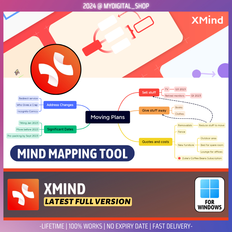 [Windows] XMind 2024 v24.04 | Best Mind Mapping Tool | Full Version | Lifetime 100% Works ...