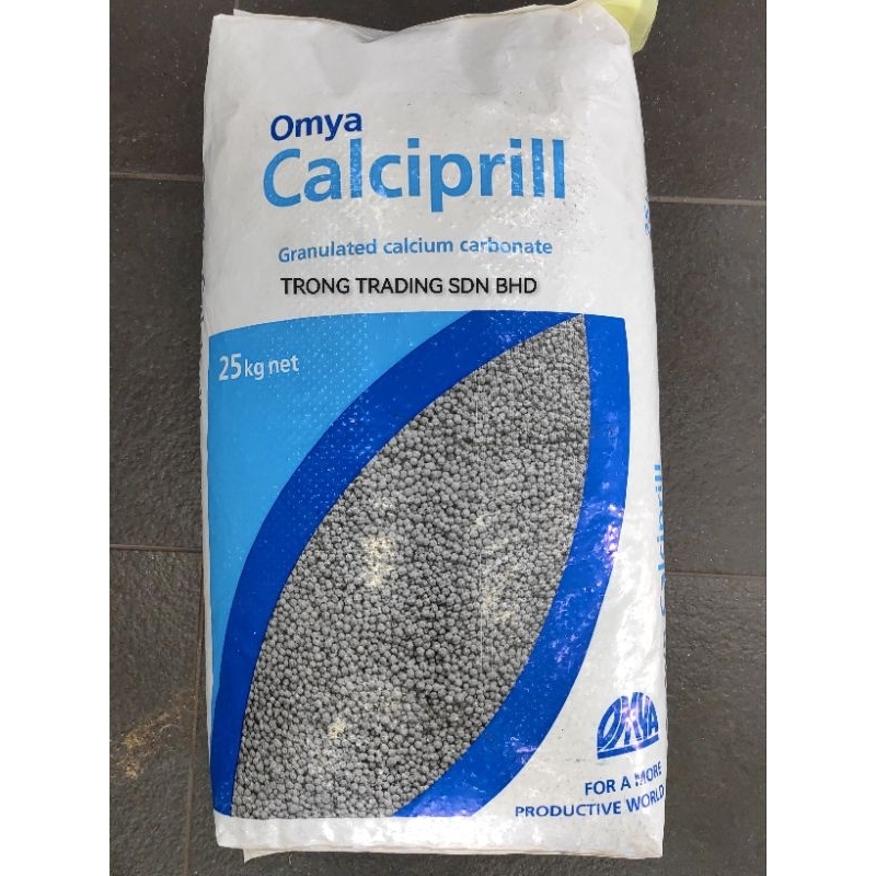 OMYA Calciprill 25kg CALCIUM CARBONATE 碳酸钙 | Shopee Malaysia