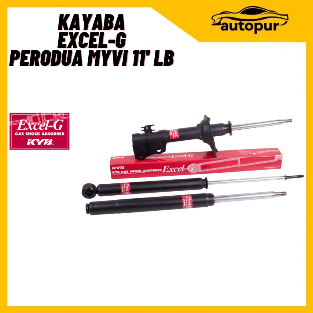 Kayaba Excel-G Shock Absorber Perodua Myvi 11' Lagi Best (FR & RR) | Shopee Malaysia