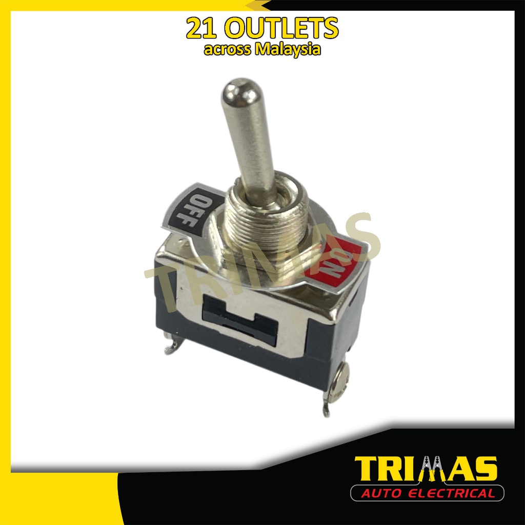 2 Pin On Off Heavy Duty Toggle Switch (1pc) | Shopee Malaysia