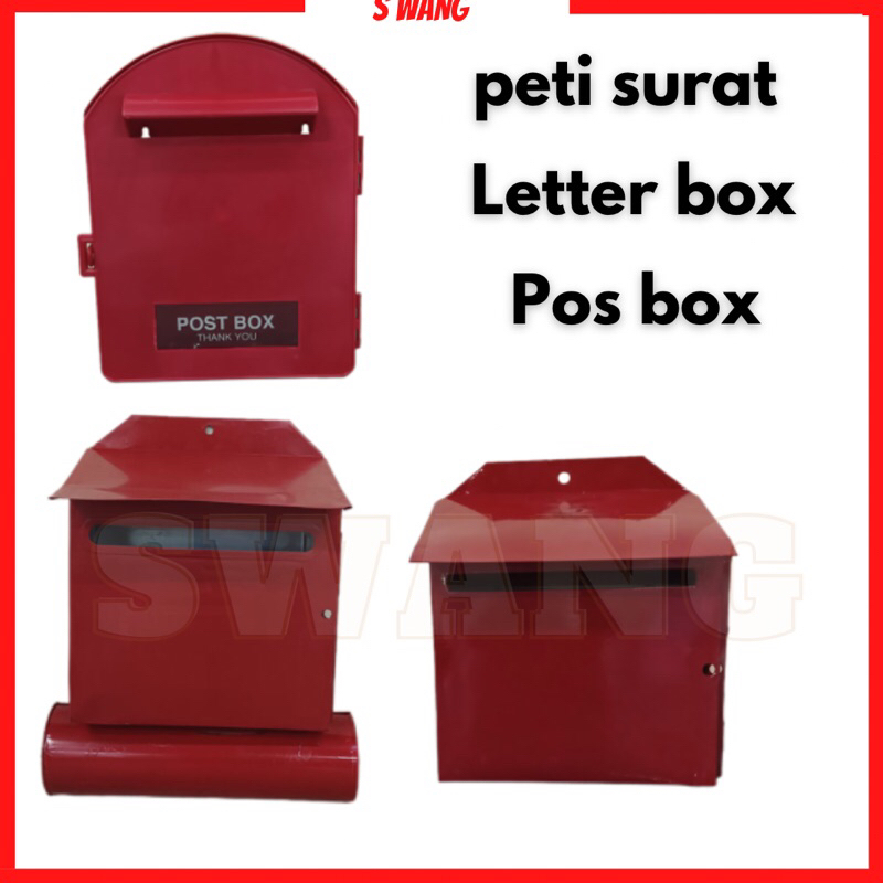 pos box,peti surat,letter box, metal,plastic | Shopee Malaysia