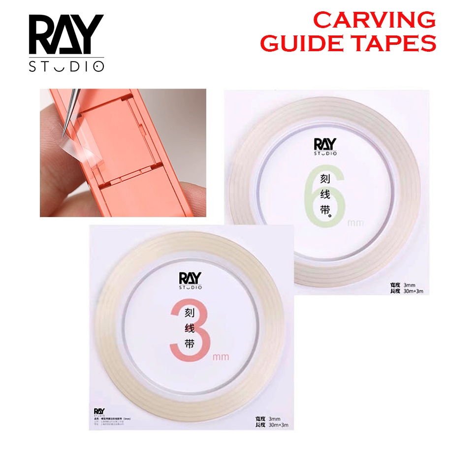 [RAY STUDIO] CARVING GUIDE TAPES MODEL KITS TOOLS | Shopee Malaysia