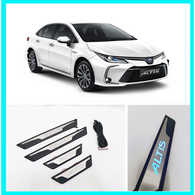 TOYOTA ALTIS 2020-2024 Side Sill Plate / Side Steel Plate ABS Stainless ...