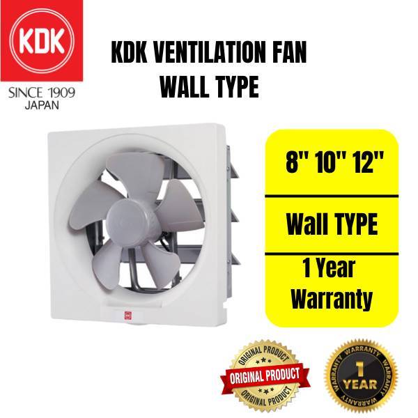 KDK Wall Ventilation Exhaust Fan 8"/10"/12" (20AQM8 / 25AQM7 / 30AQM8 ...