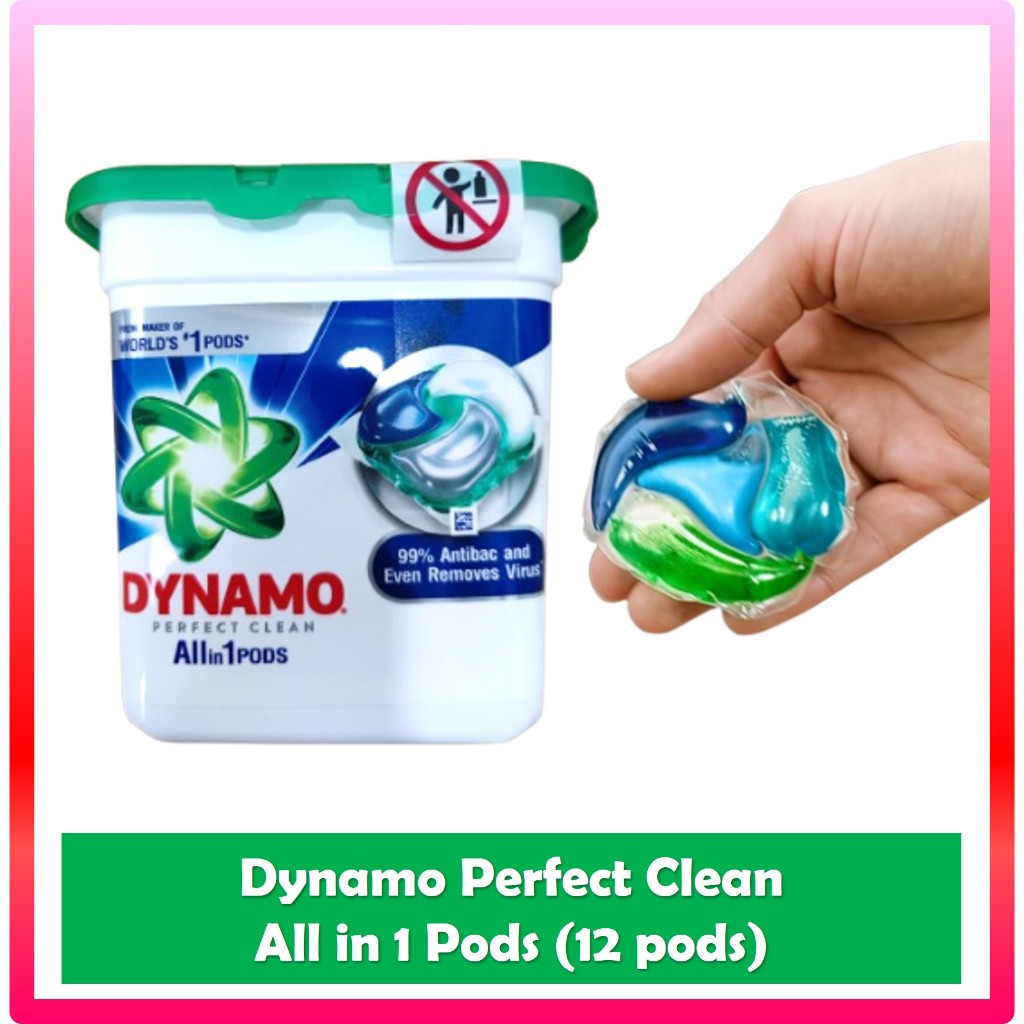 Dynamo Perfect Clean Laundry Pods 12 Pcs | Shopee Malaysia