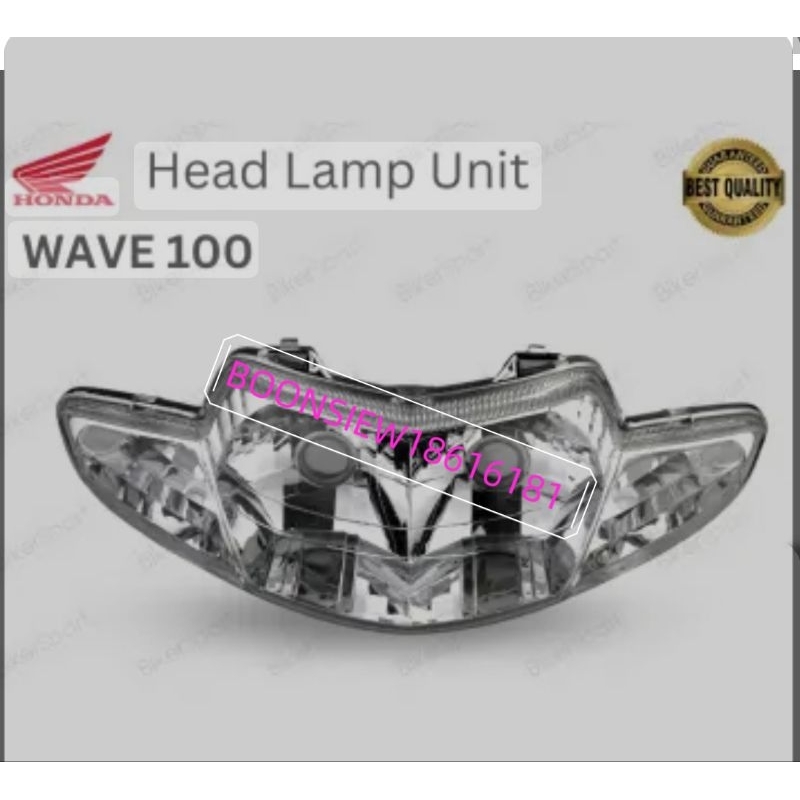 Honda Wave 100 Head Lamp/Lampu Depan (viss) | Shopee Malaysia