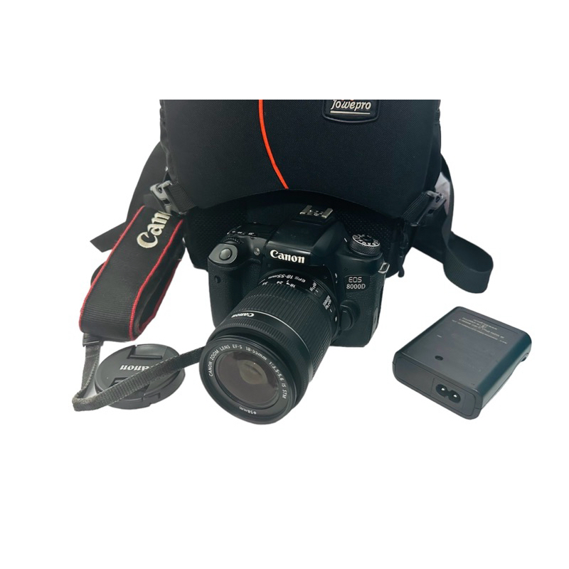 canon 8000D with 18-55mm stm lens (USED) DSLR camera ,FULL SET | Shopee ...