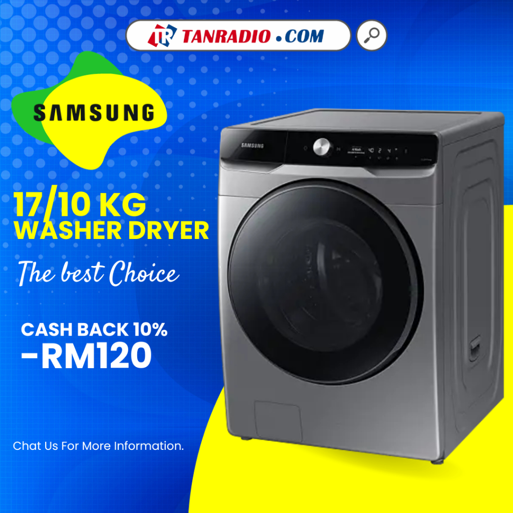 LG 15/8kg Front Load Washer Dryer with AI Direct Drive Technology ...