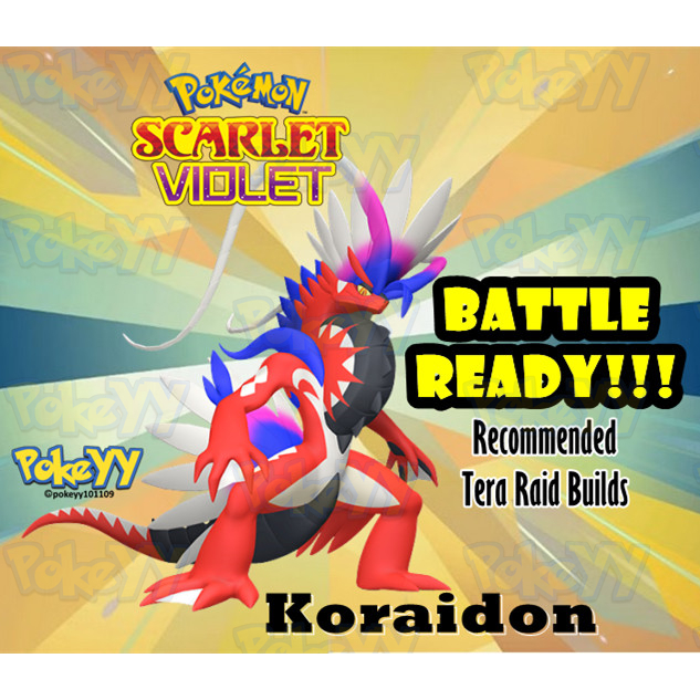 #1007 KORAIDON 故勒顿 | Battle-Ready | COMPETITIVE | Tera Raids | Pokémon ...