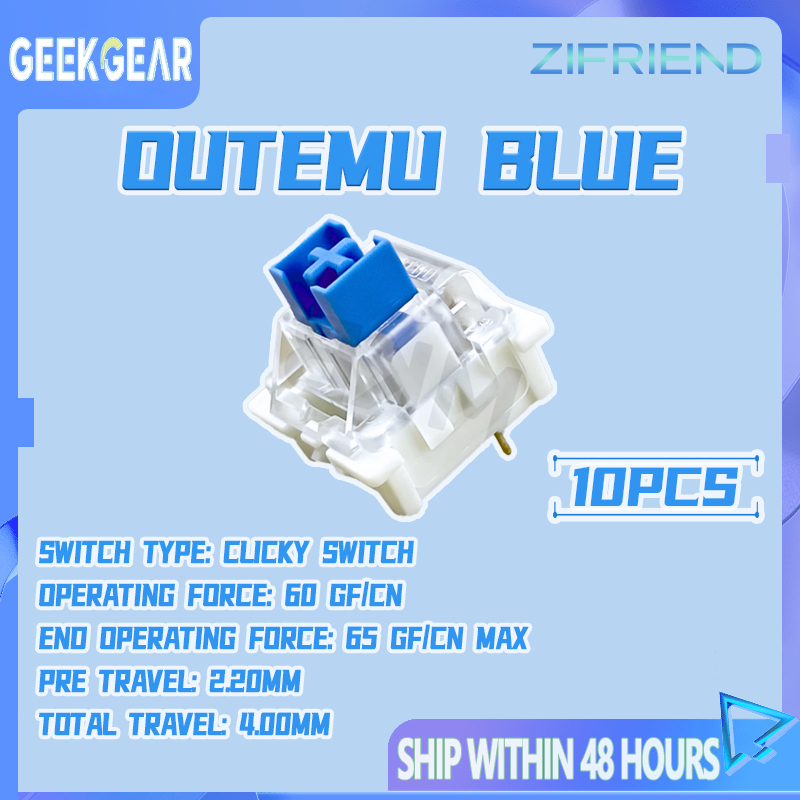 Outemu Switch Mechanical Keyboard DIY Blue 3 pin 10 pcs | Shopee Malaysia