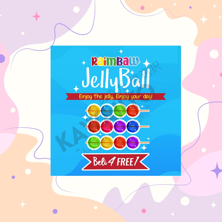 Bunting Jellyball Viral / Bebola Jelly Viral Design 1 | Kawaiiyo ...