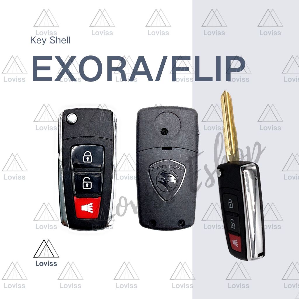 Proton Exora Flip key Remote Key Case | Shopee Malaysia