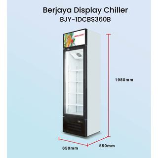 Berjaya Display Chiller (1 Door) BJY-1DCBS360B | Refrigerator Chiller ...