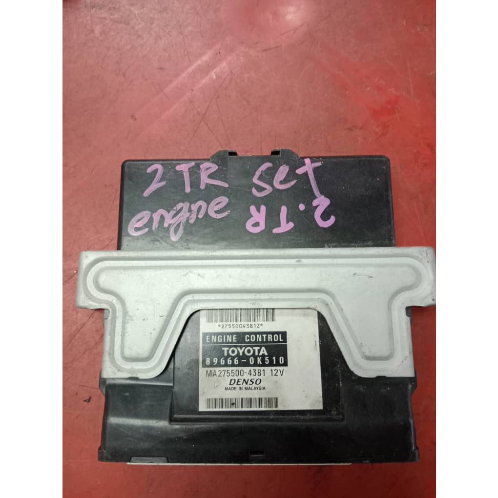 TOYOTA HILUX 2TR ENGINE ECU [89666-0K510] | Shopee Malaysia