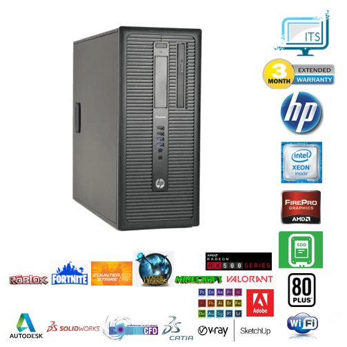HP MT👉 Xeon E3-1220 v3 Quad-Core, 3.50GHz | 16G RAM | ⚡Radeon RX560 OC 4G-D5 | 256G SSD + 500G ...
