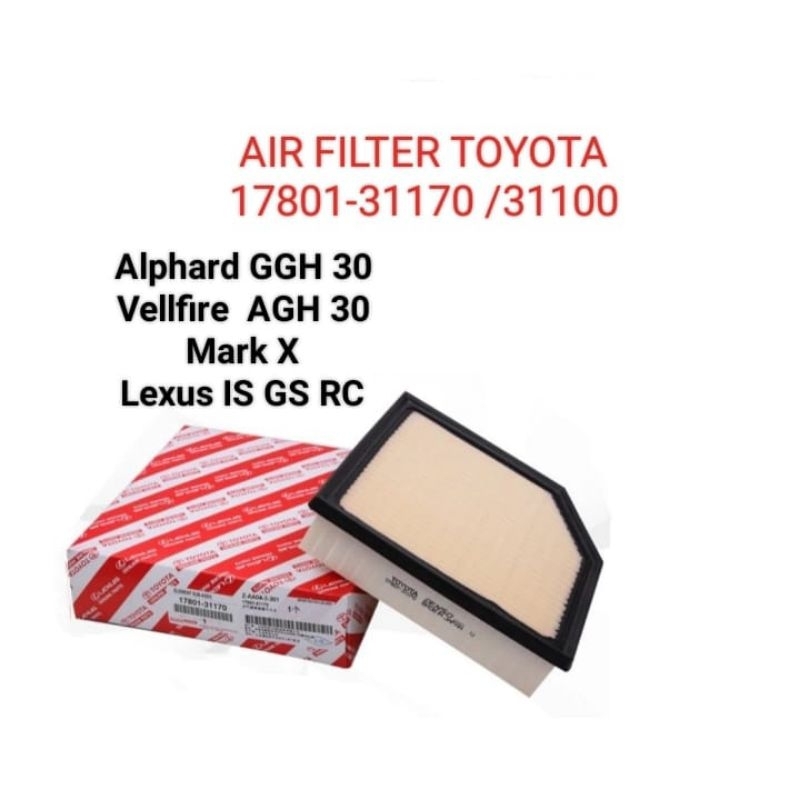 Toyota Alphard GGH30 , Vellfire AGH30 , Mark-X , Lexus IS , GS , RC Air ...