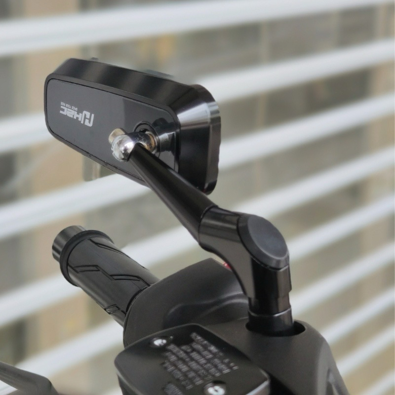 H2C Motorcycle Side Mirror Short Leg High-Quality CNC Cermin Motor ...