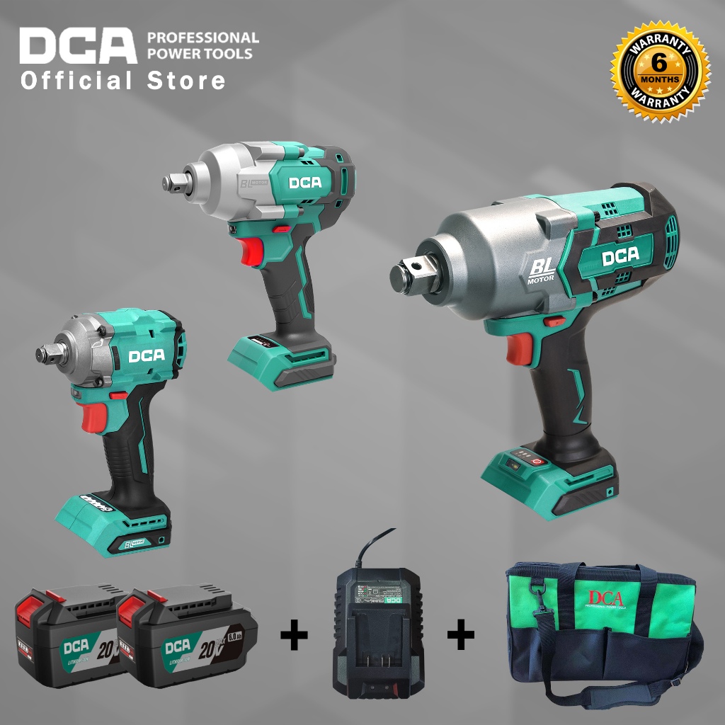 DCA Automotive Selection 20V Max Cordless Brushless Impact Wrench ADPB998(HK) + ADPB698(Z ...