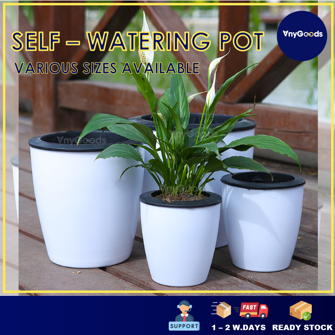 AnyGoods Self Watering Pot Hydroponic Pot/Pasu Penyerap Air Automatik ...